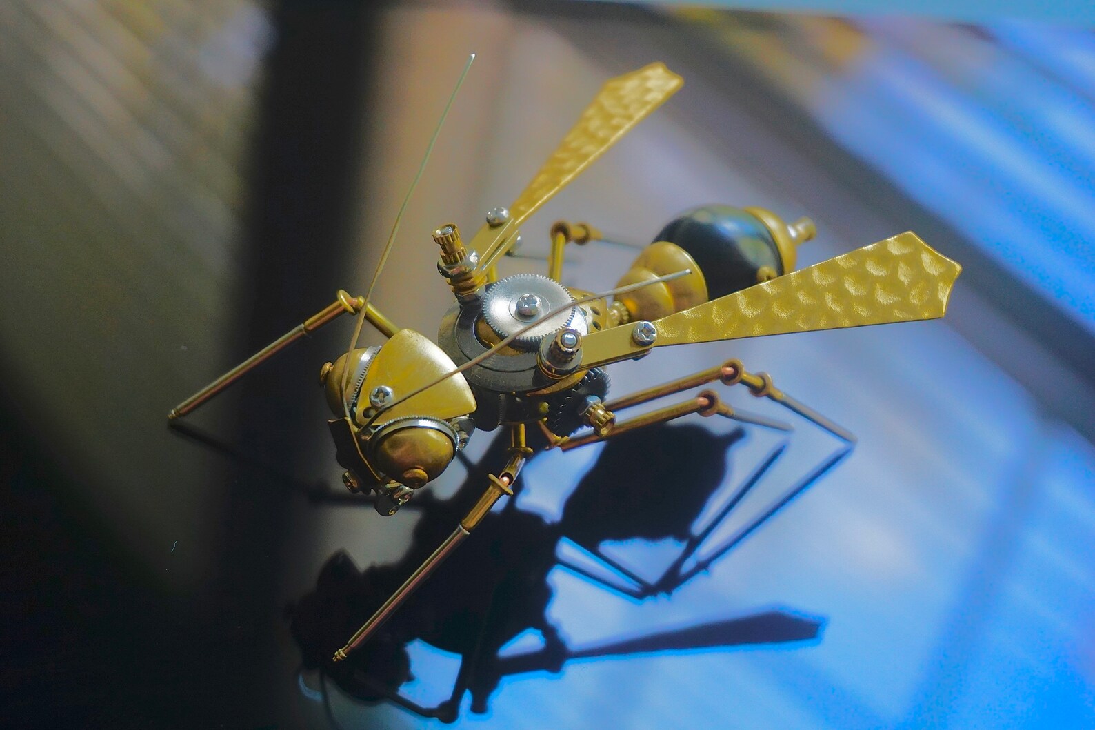 WASP Steampunk/ Iron Bug/ Metal Insect Ver. 2 - Etsy