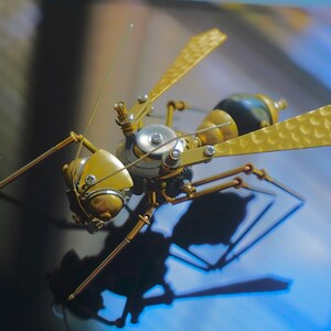 WASP Steampunk/ Iron Bug/ Metal Insect Ver. 2 - Etsy