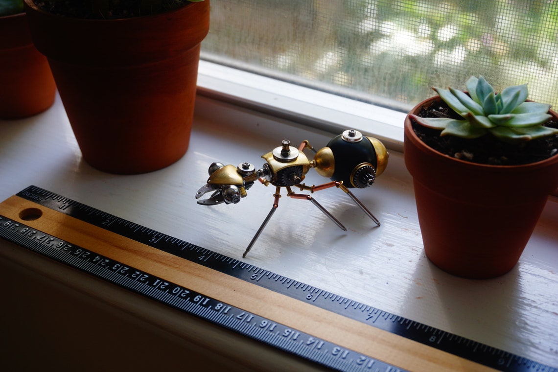 ANT Steampunk/ Iron Bug/ Metal Insect ver. 2 | Etsy