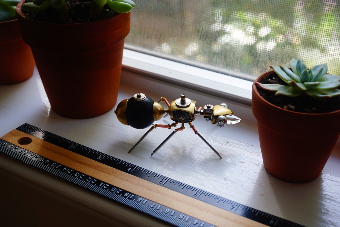 ANT Steampunk/ Iron Bug/ Metal Insect ver. 2 | Etsy