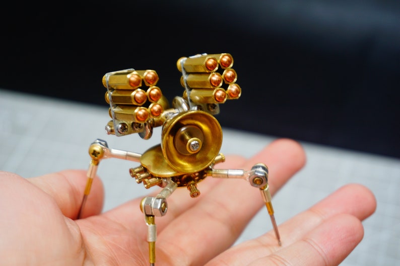 Iron clockwork Weapon Mini Steampunk Sculpture 8 | Etsy