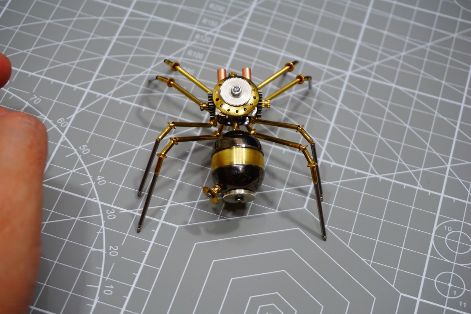 SPIDER Steampunk/ Iron Bug/ Metal Insect Ver. 2 - Etsy