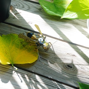 WASP Steampunk/ Iron Bug/ Metal Insect Ver. 2 - Etsy