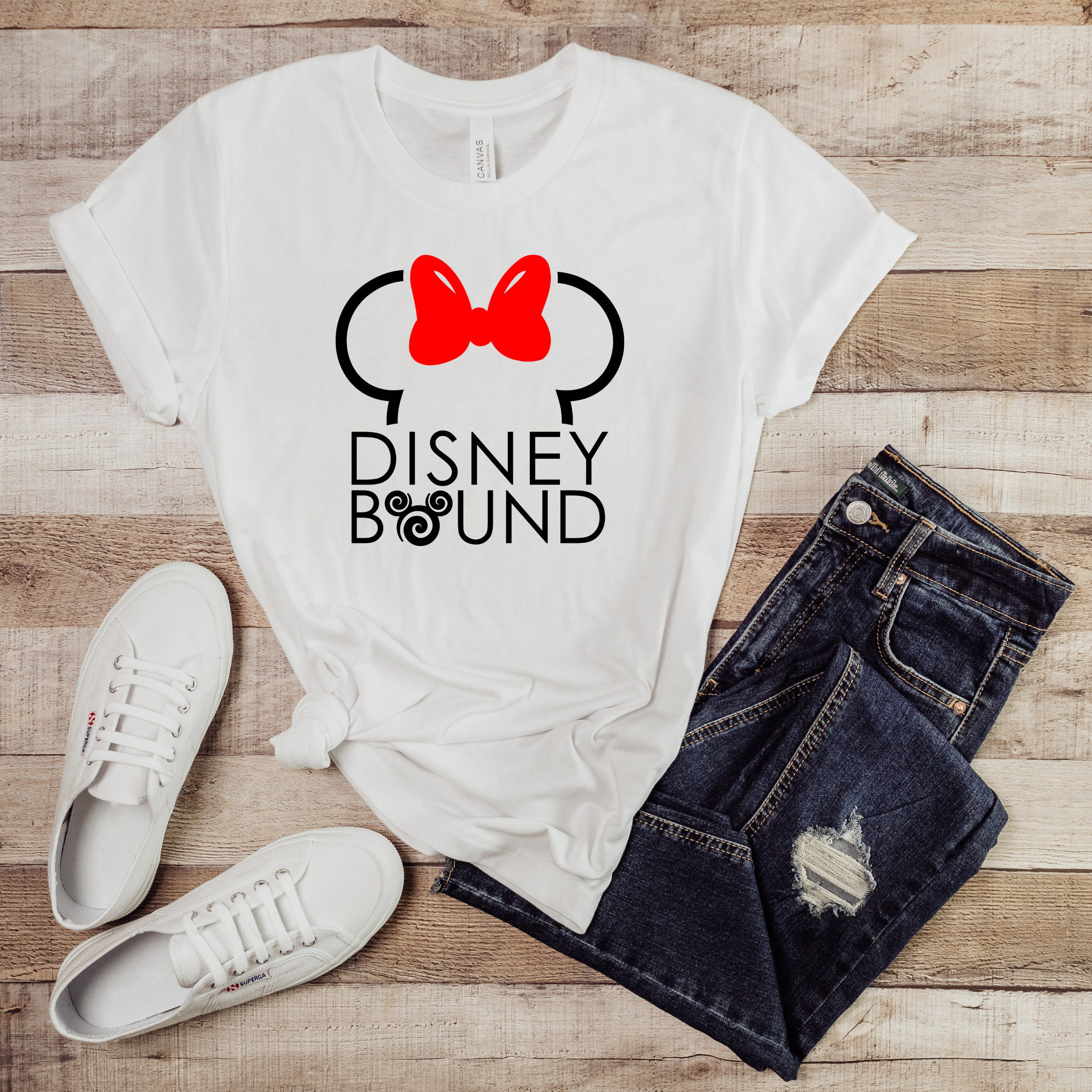 Adult Disney Bound Minnie Mouse T-shirt, Adult Disney Bound Shirt ...