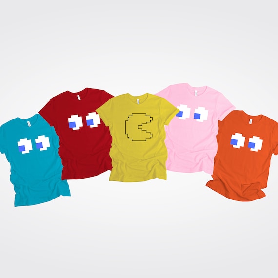 Pacman Ghost Gang Group Costume Halloween T-shirt Family - Etsy