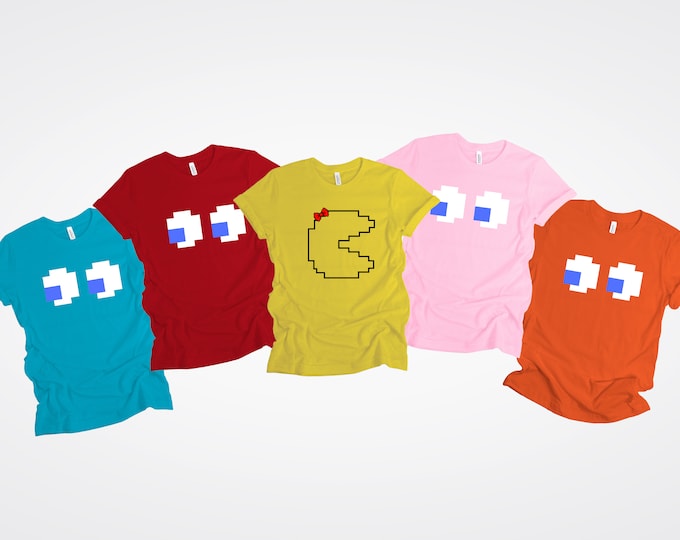 Mrs. Pacman Group Costume Halloween T-shirt, Family Costume, Teacher ...