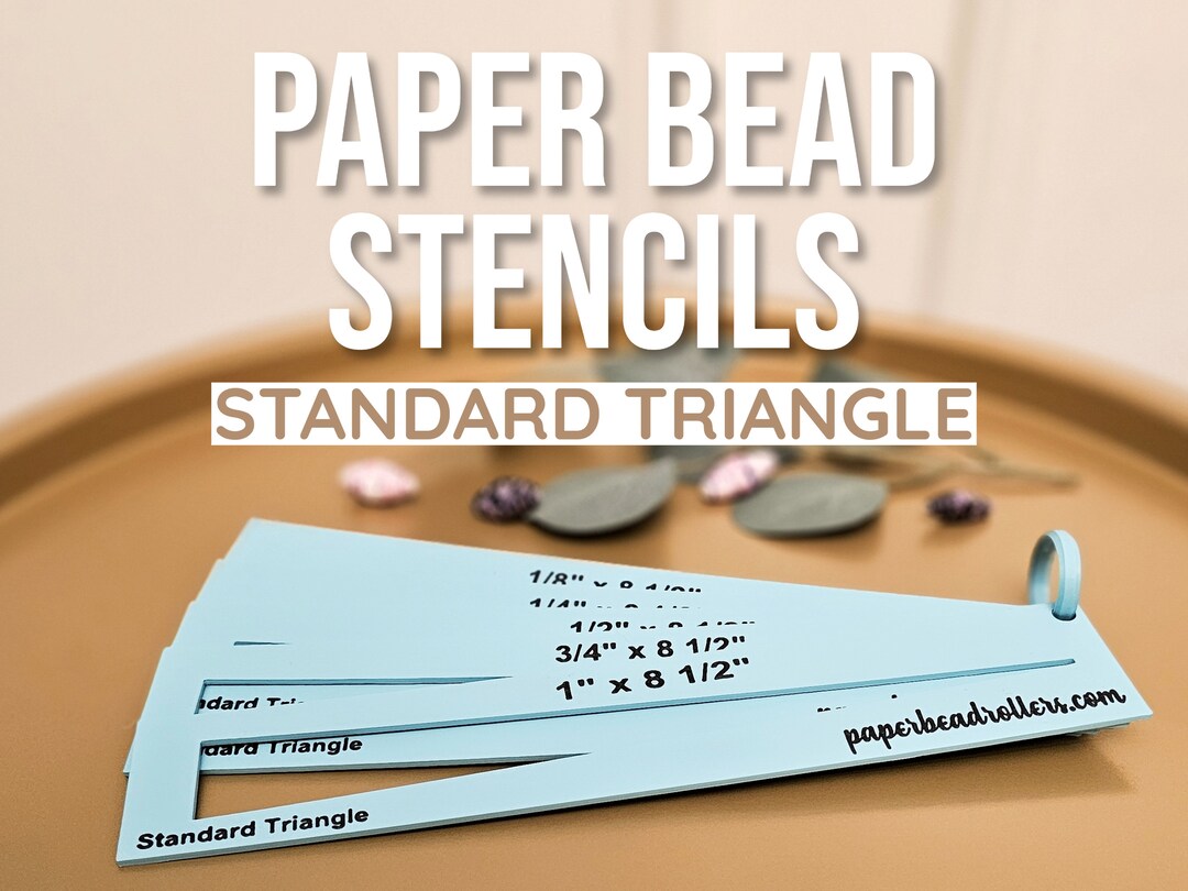 Standard Triangle Style Paper Beads Stencil - Etsy