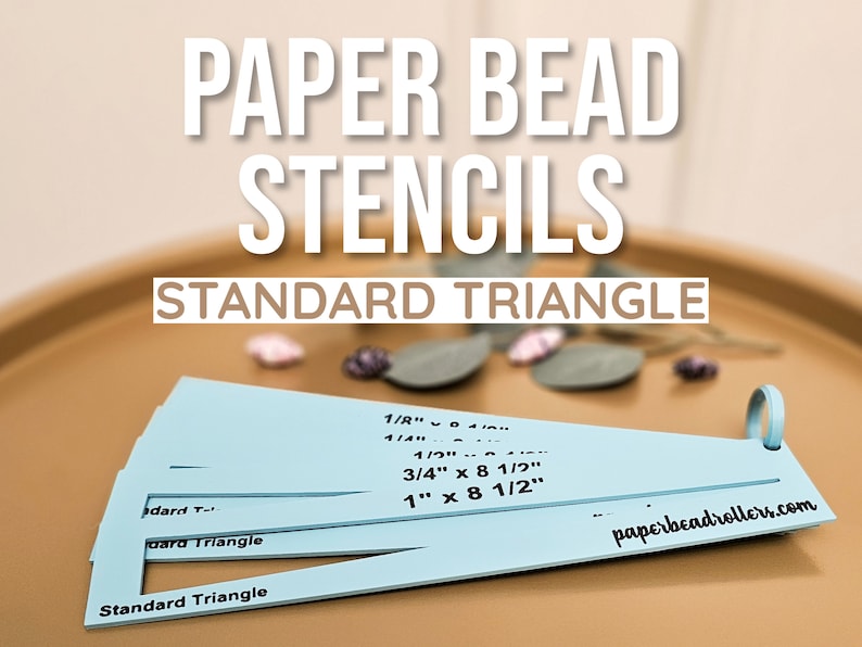 Standard Triangle Style Paper Beads Stencil - Etsy