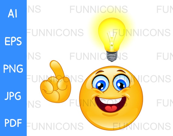 Light Bulb Smiley Face