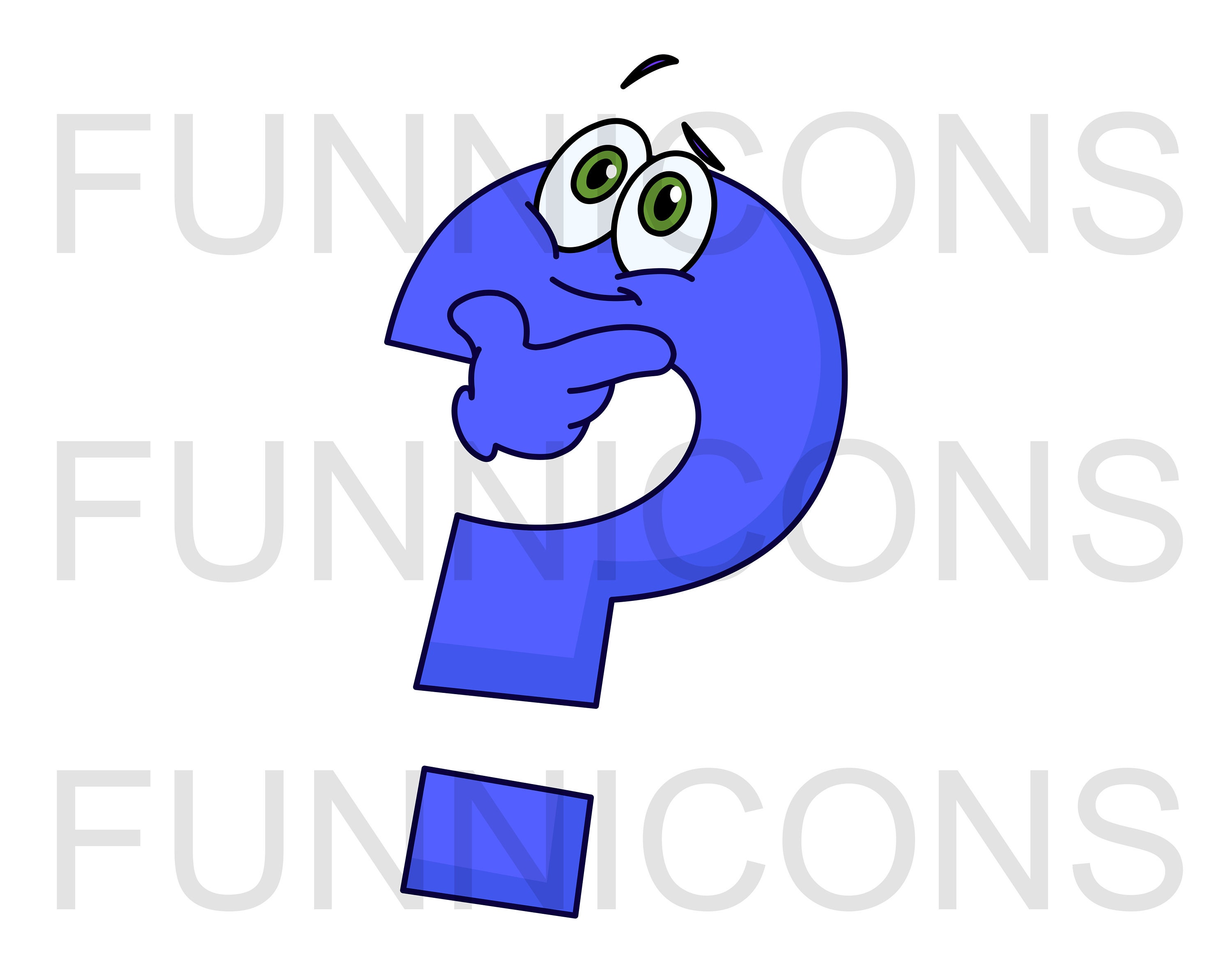 Clipart Cartoon of Question Mark and Exclamation Point Characters, Ai ...