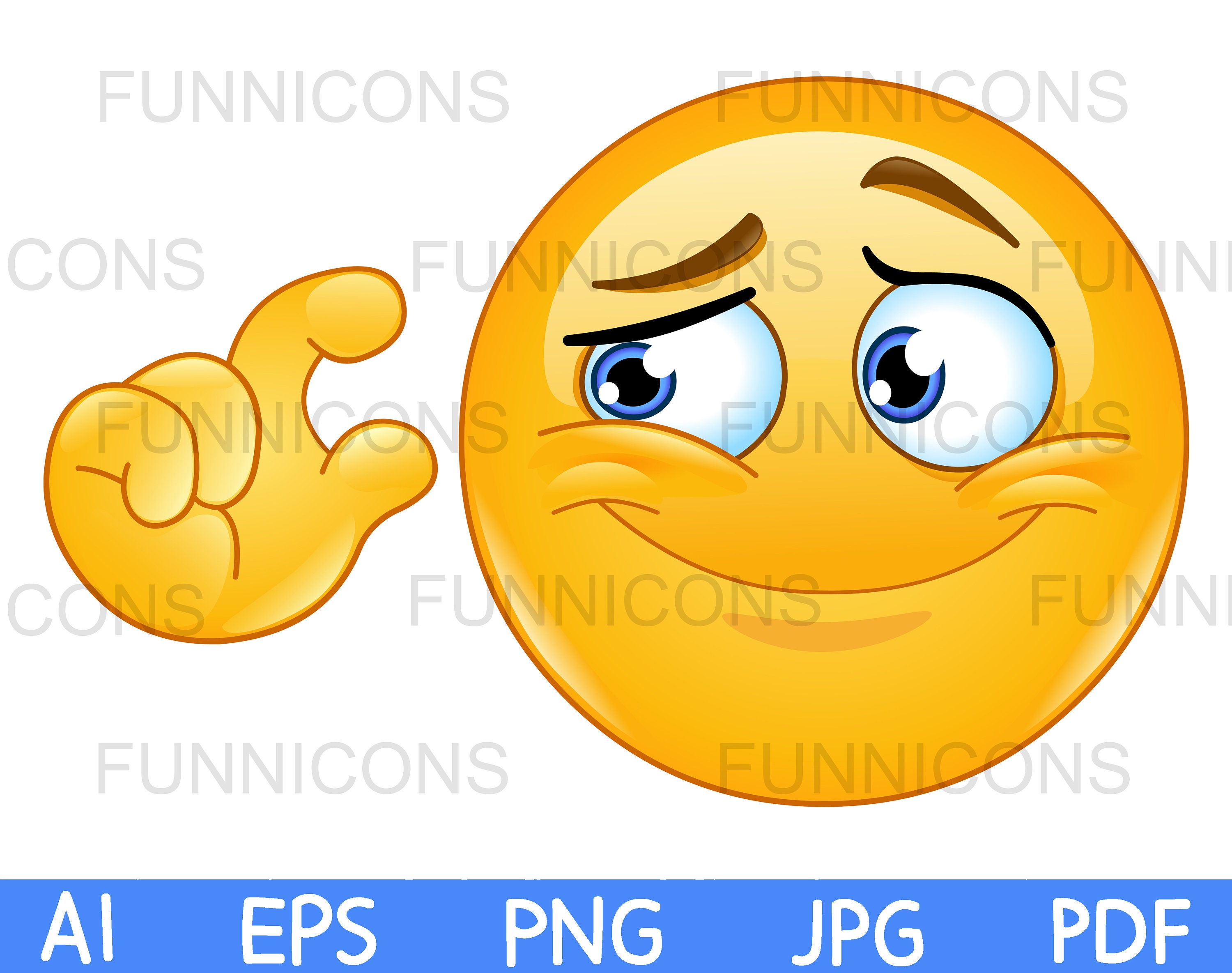 Dibujos animados de imágenes prediseñadas de un emoticono feliz ...