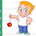 Clipart Cartoon of an Unsatisfied Emoticon Showing Thumb Down Dislike ...