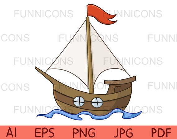 Ilustración Vectorial De Velero