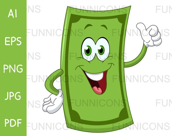 One Dollar Bill Clip Art