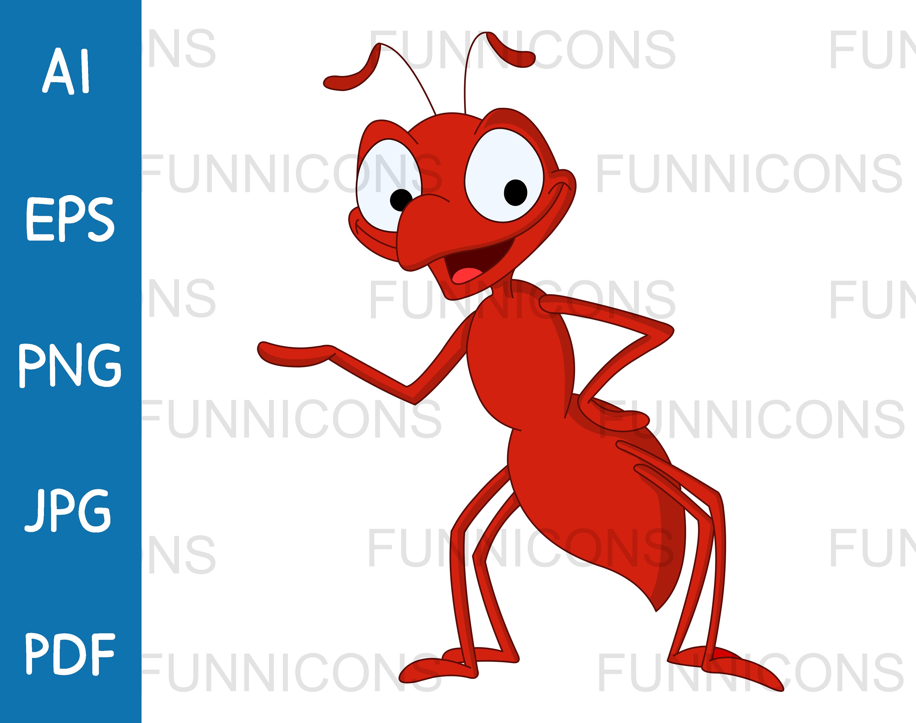 Red Ant Clipart