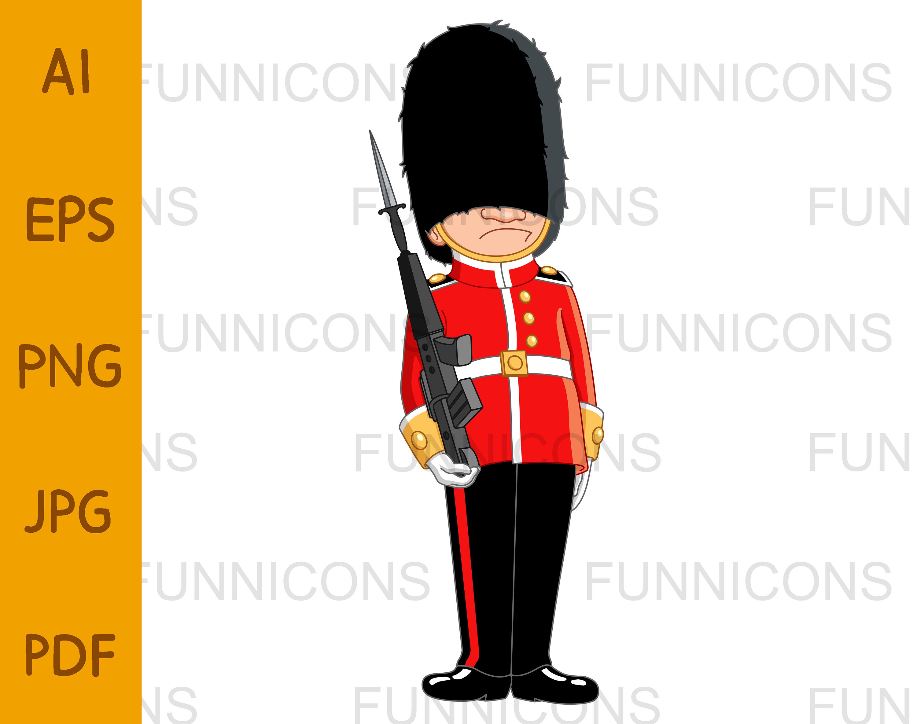 Buckingham Palace Guard Clipart