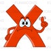 Clipart Cartoon of a Tick Check and Cross X Mark Characters, Ai Eps Png ...