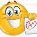 Back to School , A Plus Grade Emoji Emoticon, Ai Eps Png Jpg and Pdf ...