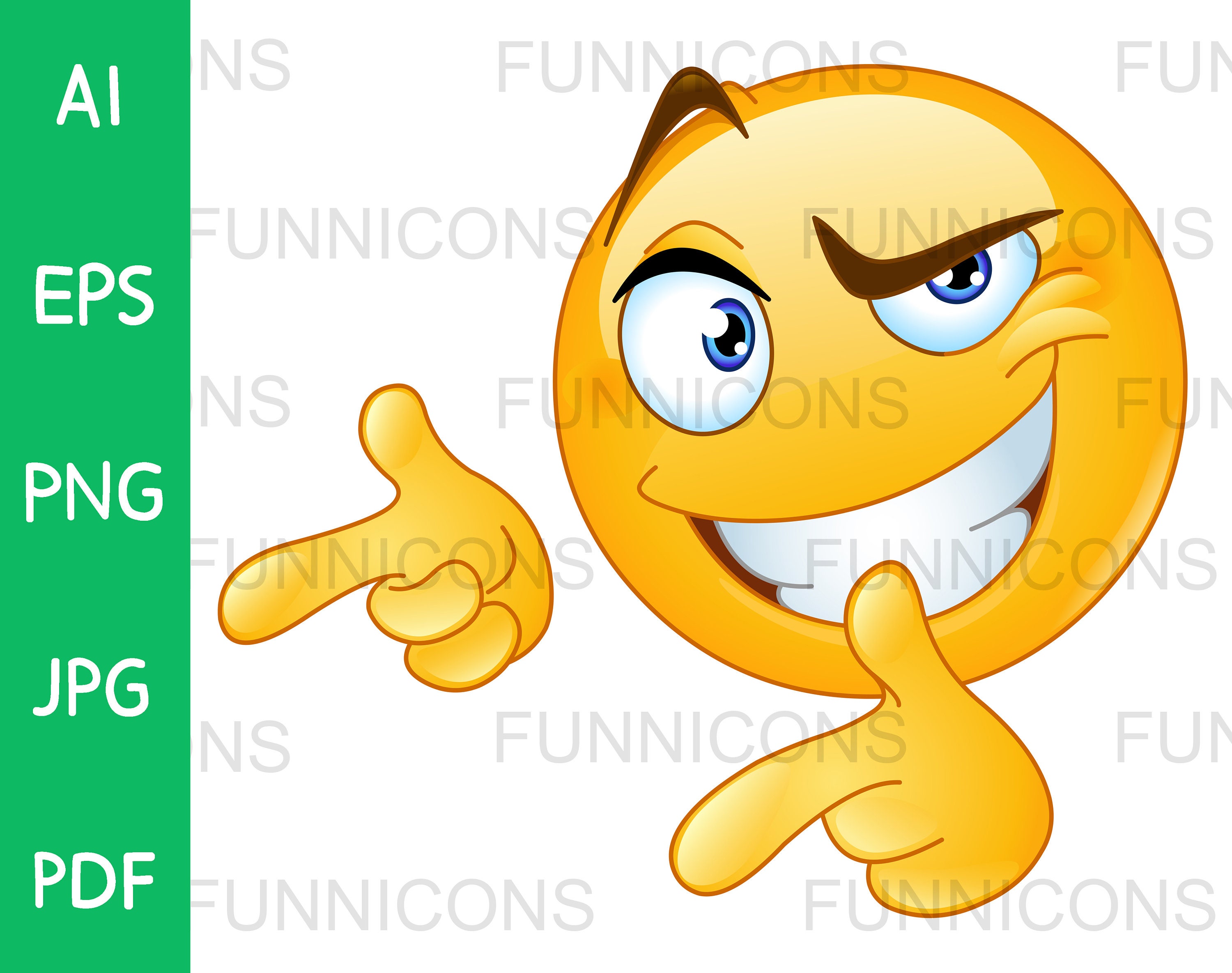 Two Thumbs Pointing At Self Clipart
