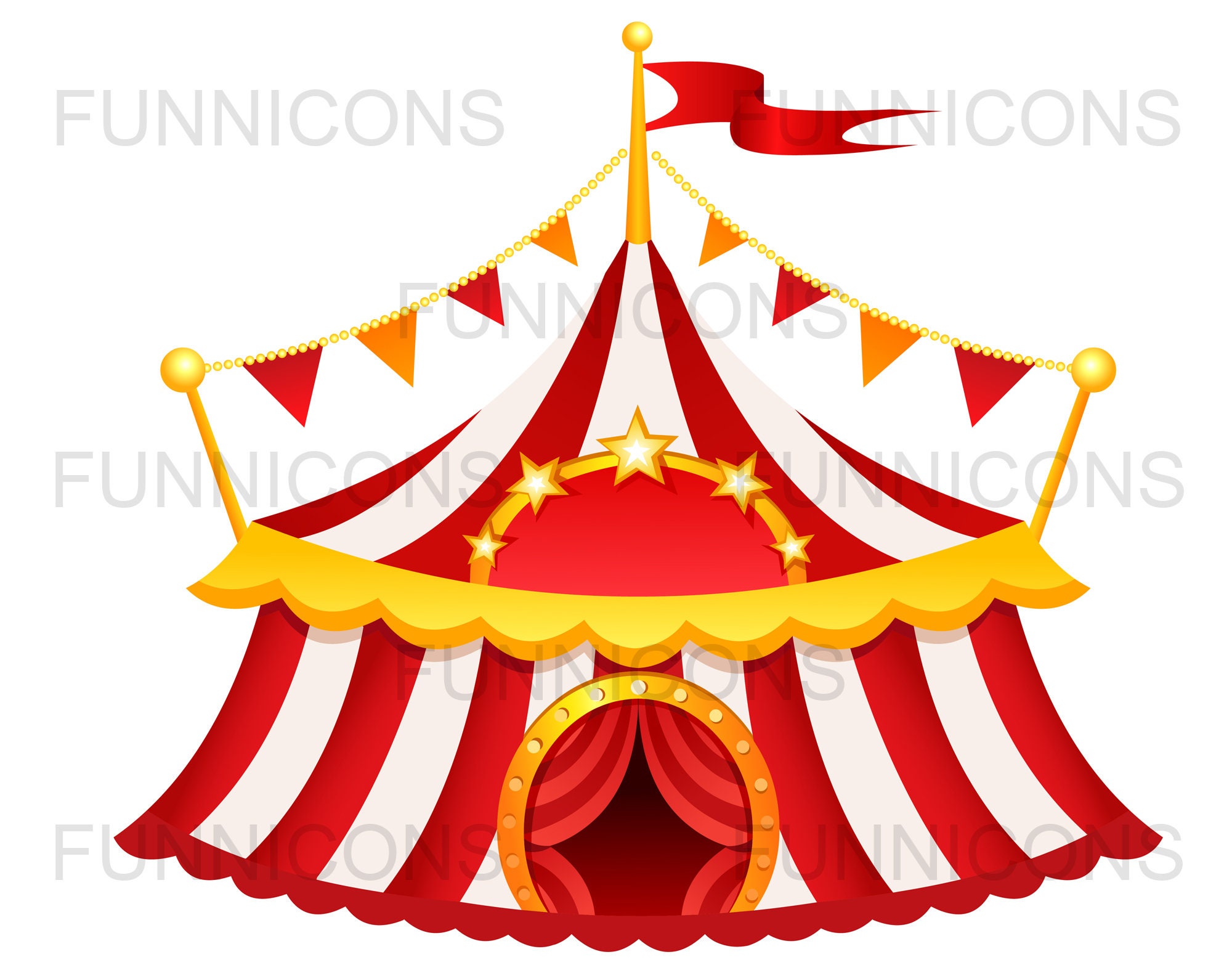 Pizza Circus Tent Emoji