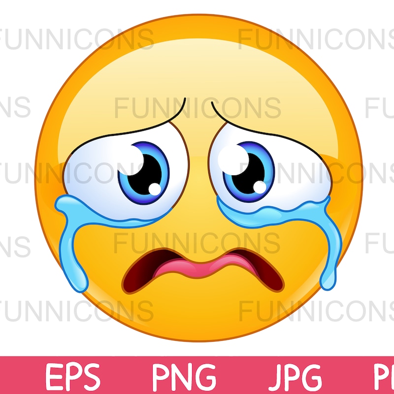 Funny Crying Emoji - Etsy UK