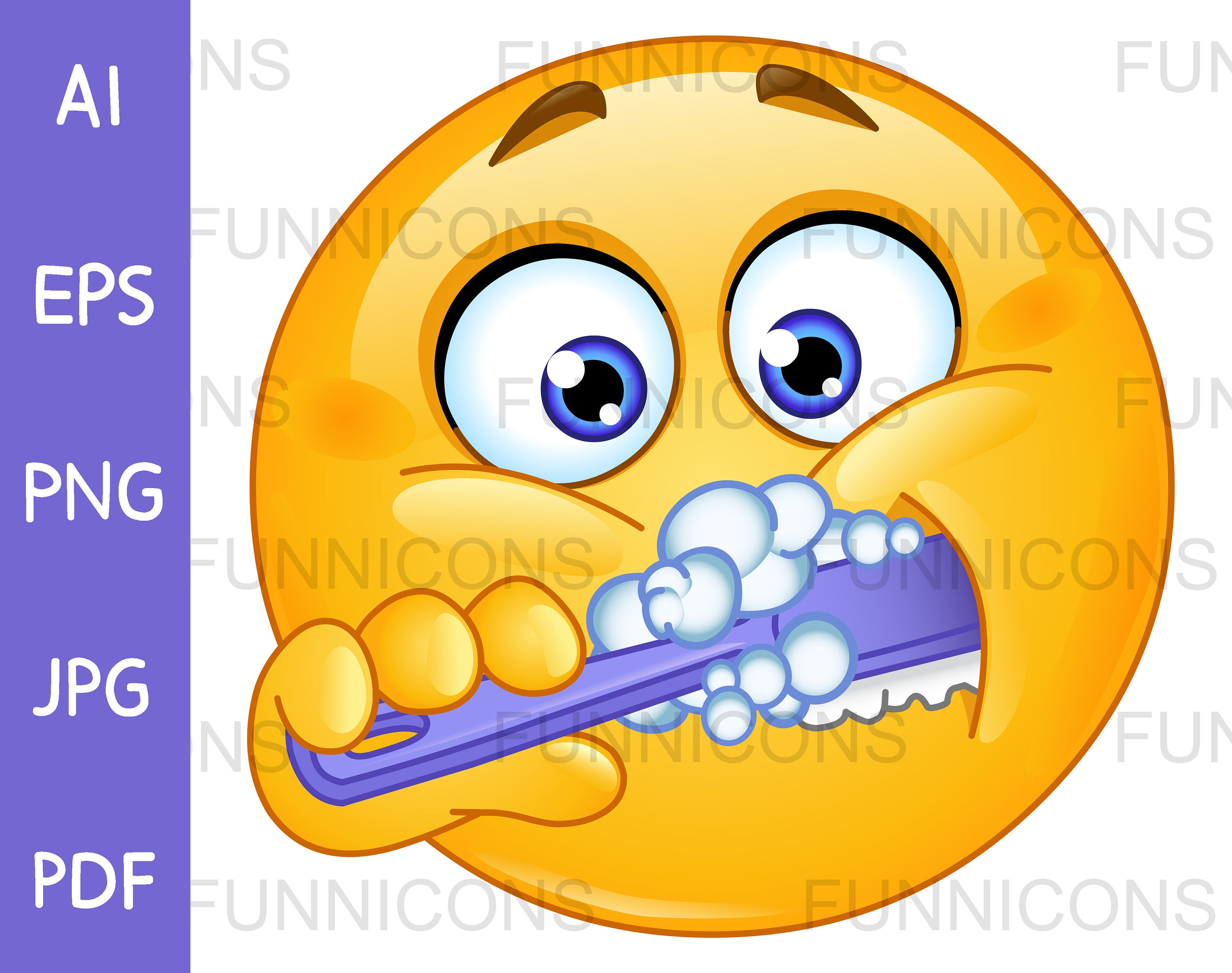 Cartoon Smiley Faces With Teeth