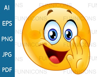 Smiley Waving Goodbye