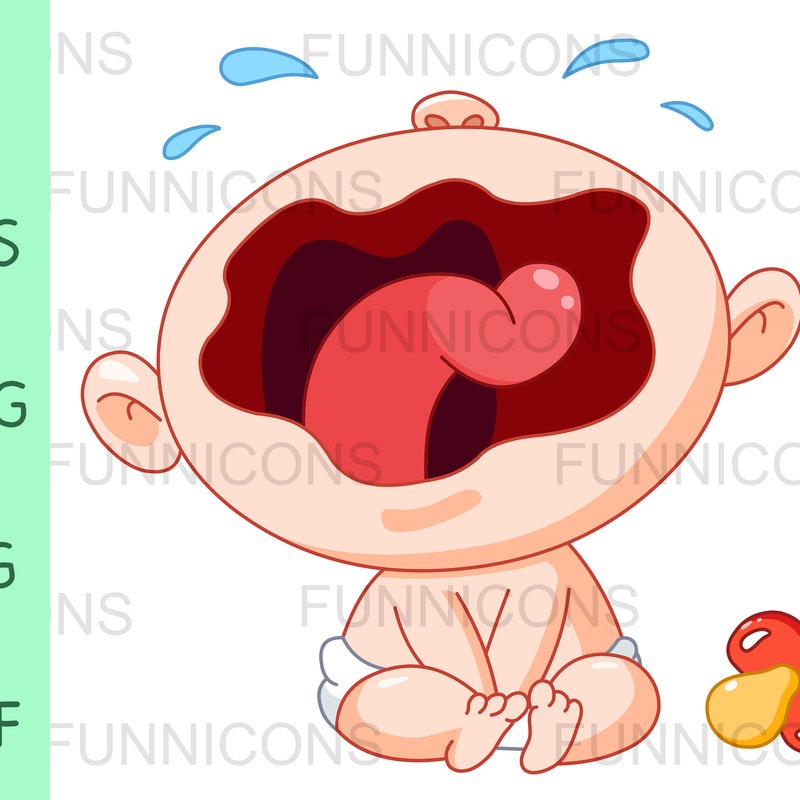 Anime Baby Crying - Etsy UK