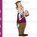 Clipart Cartoon of Emoticon Plugging His Nose From a Bad Smell, Ai Eps ...
