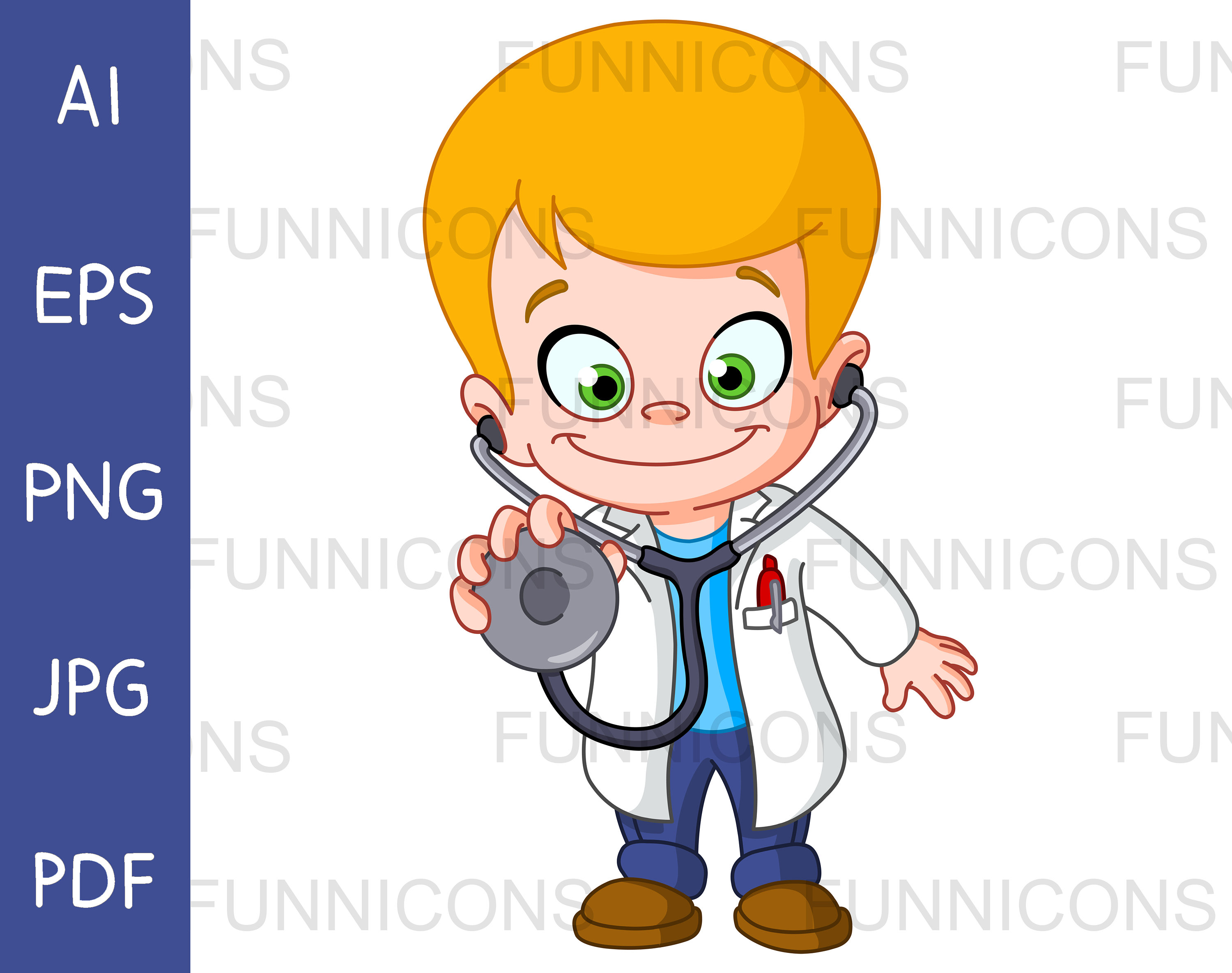 Kid Doctor Clipart