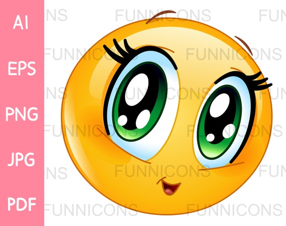 Girl Smiley Face Clip Art