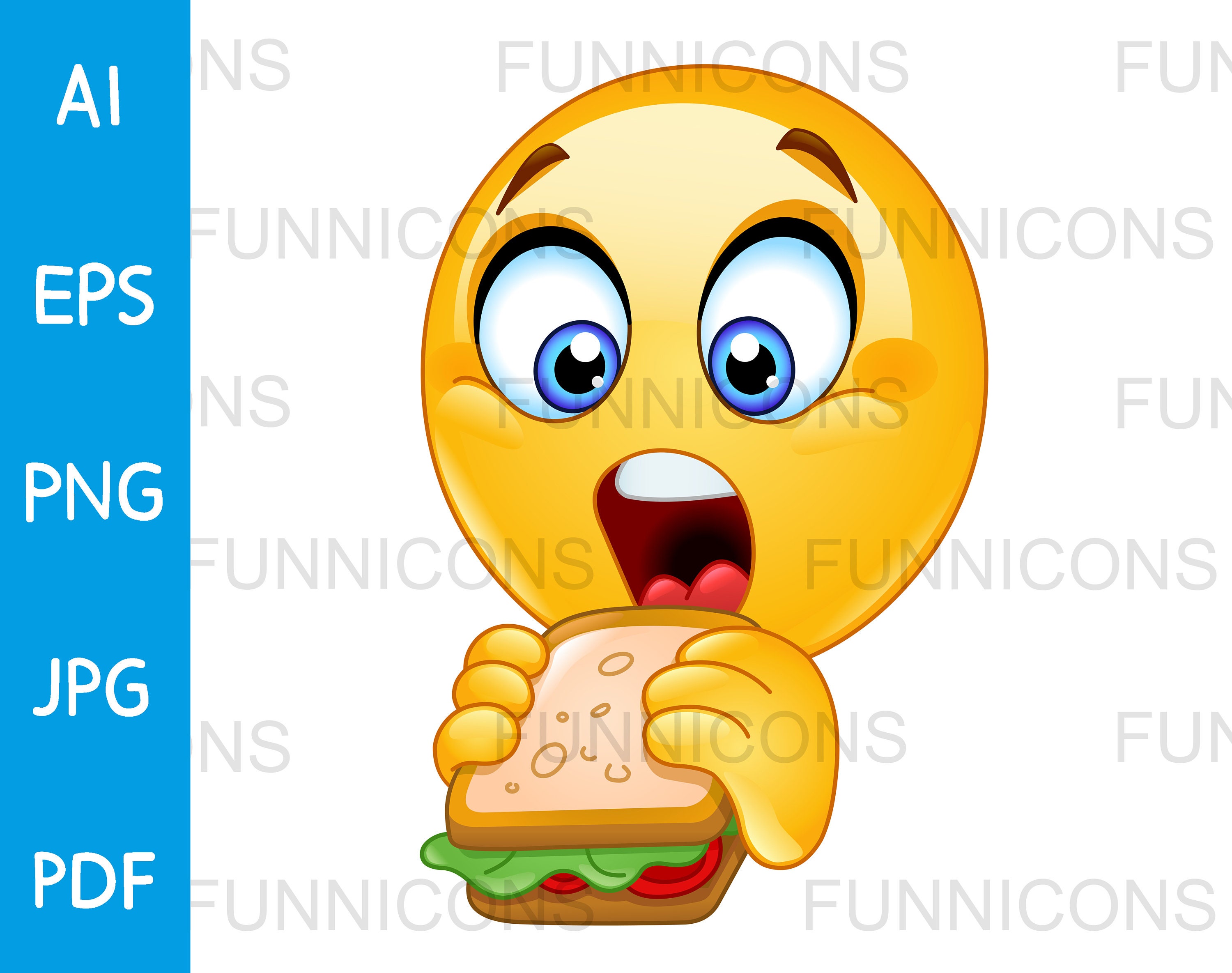 Hungry Face Clip Art