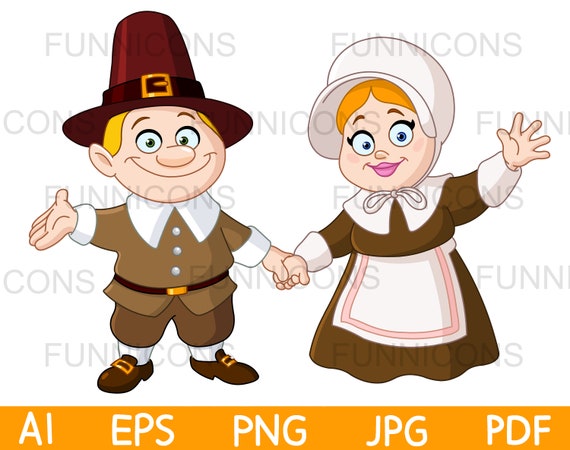 Schattige Jongen Pelgrim Clipart Kinderuitjes In Gelderland