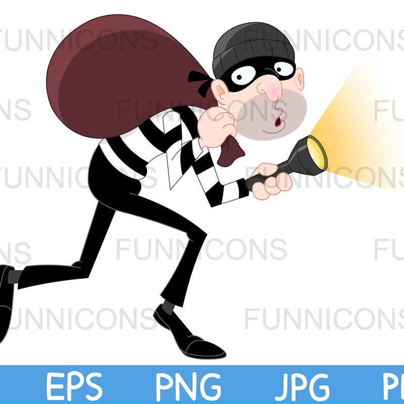 Cute Thief Svg - Etsy