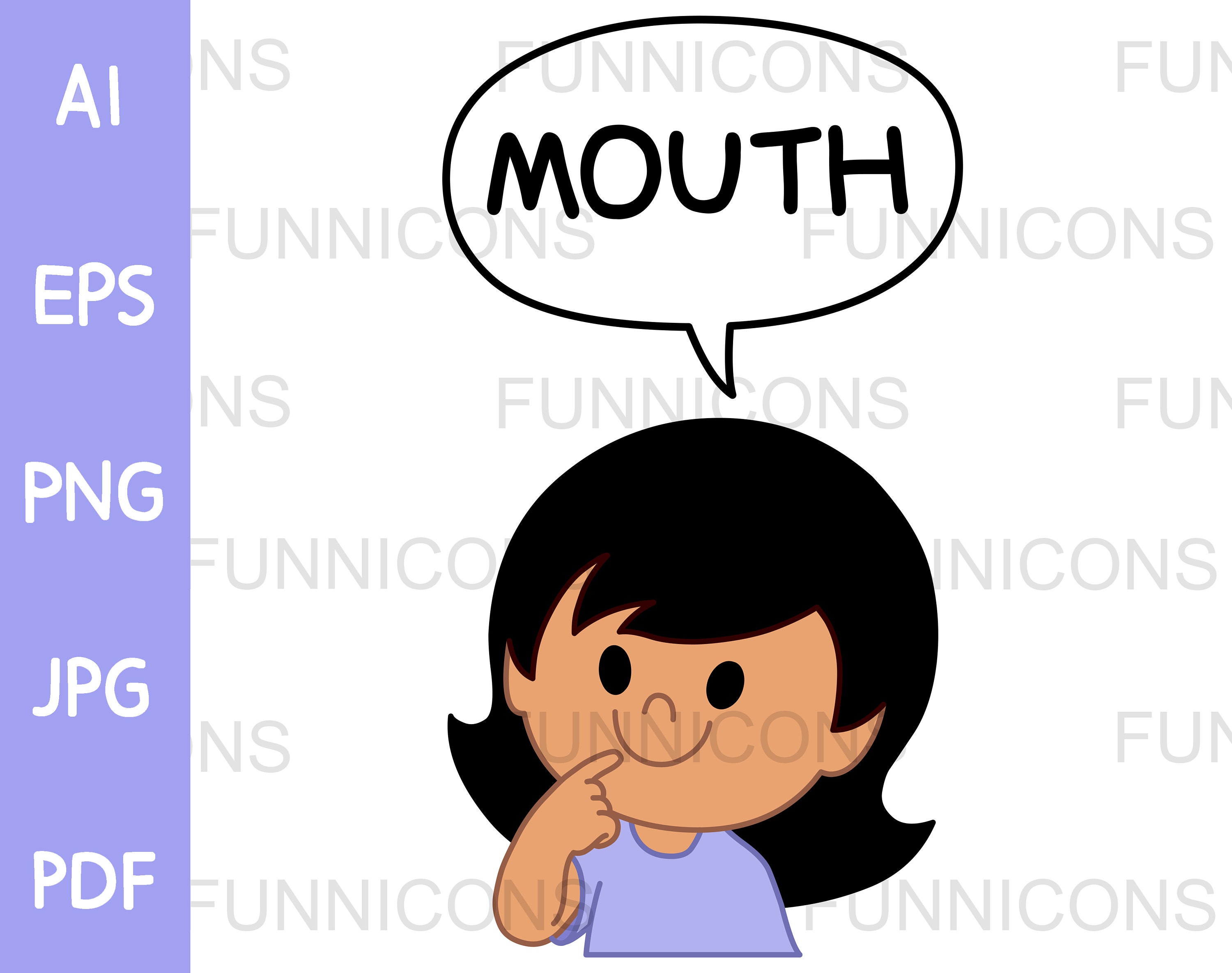 Mouth Clipart For Kids