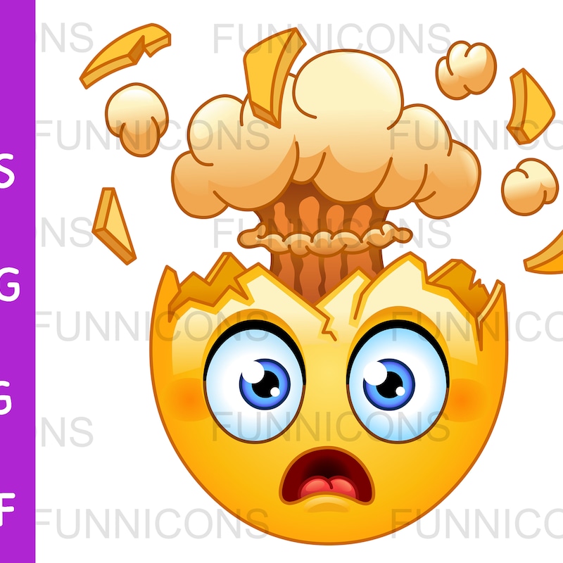 Exploding Head - Etsy