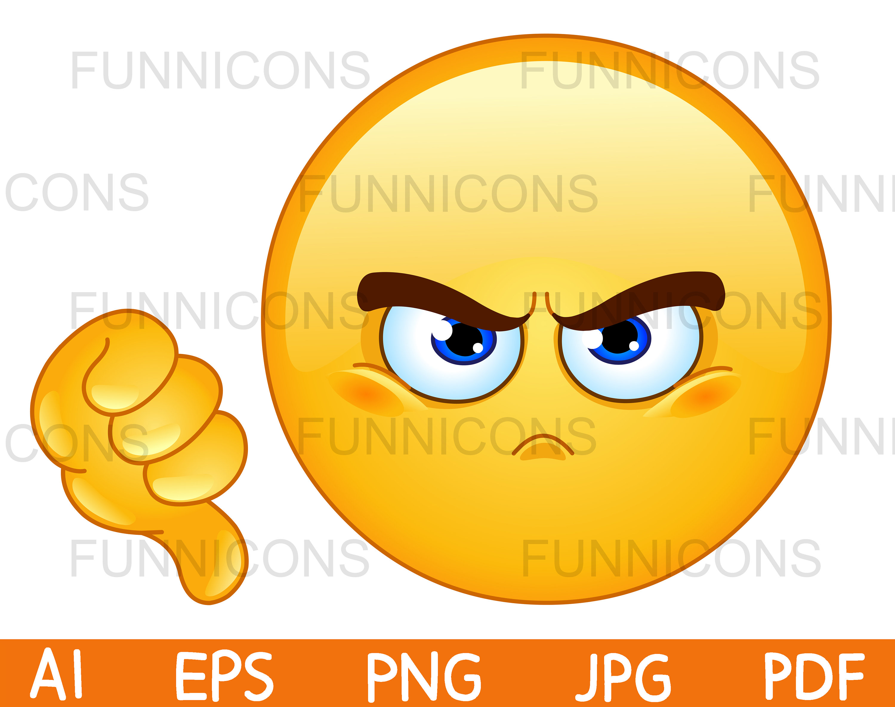 Smiley Face Clip Art Thumbs Down