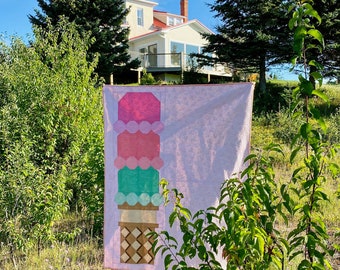 Single Scoop PDF Quilt Pattern Ice Cream Quilt - Etsy