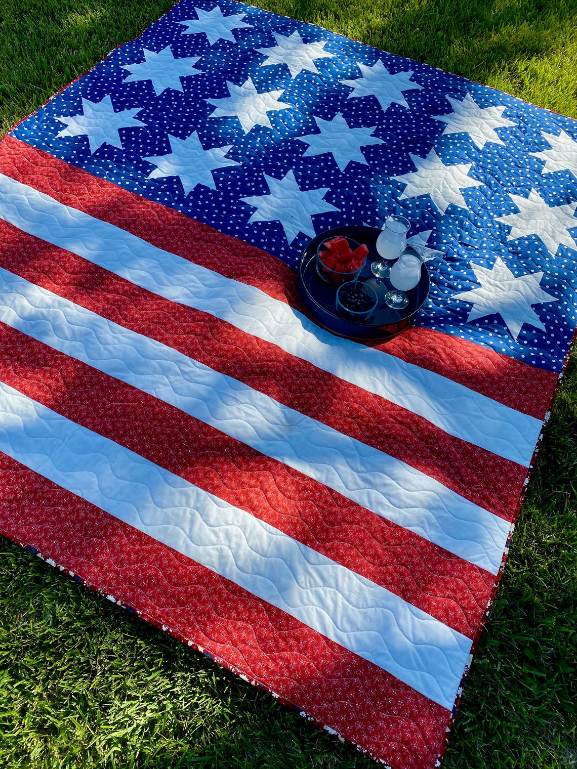 Betsy Ross Quilt Pattern - PDF Download - Etsy