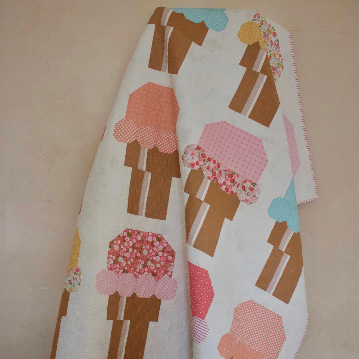 Single Scoop PDF Quilt Pattern Ice Cream Quilt - Etsy
