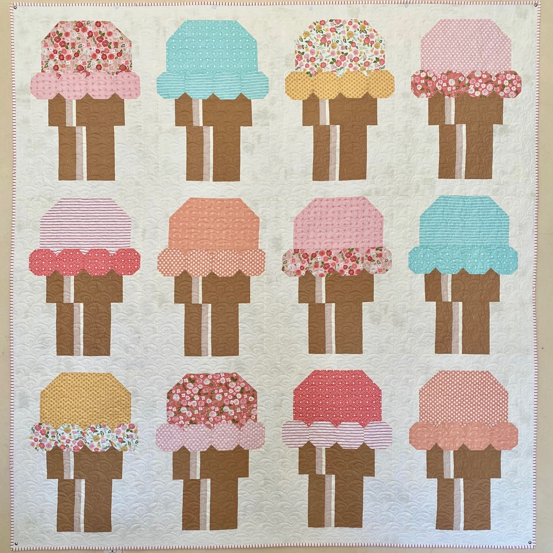 Single Scoop PDF Quilt Pattern Ice Cream Quilt - Etsy
