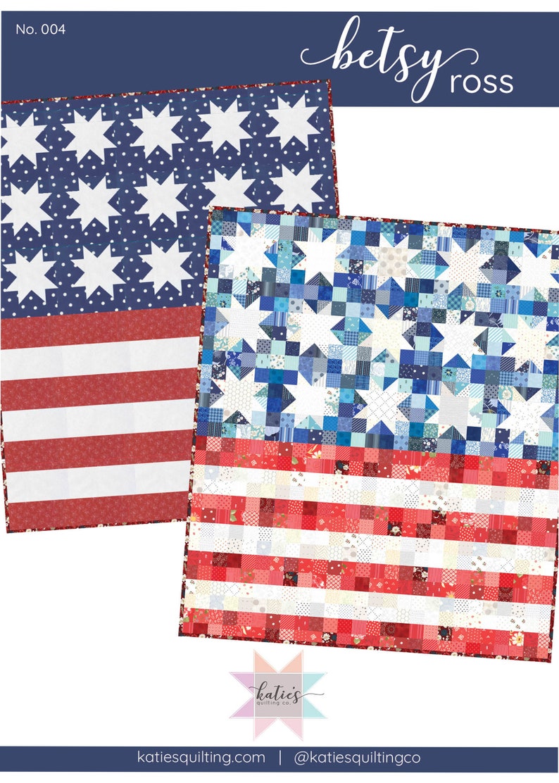 Betsy Ross Quilt Pattern - PDF Download - Etsy