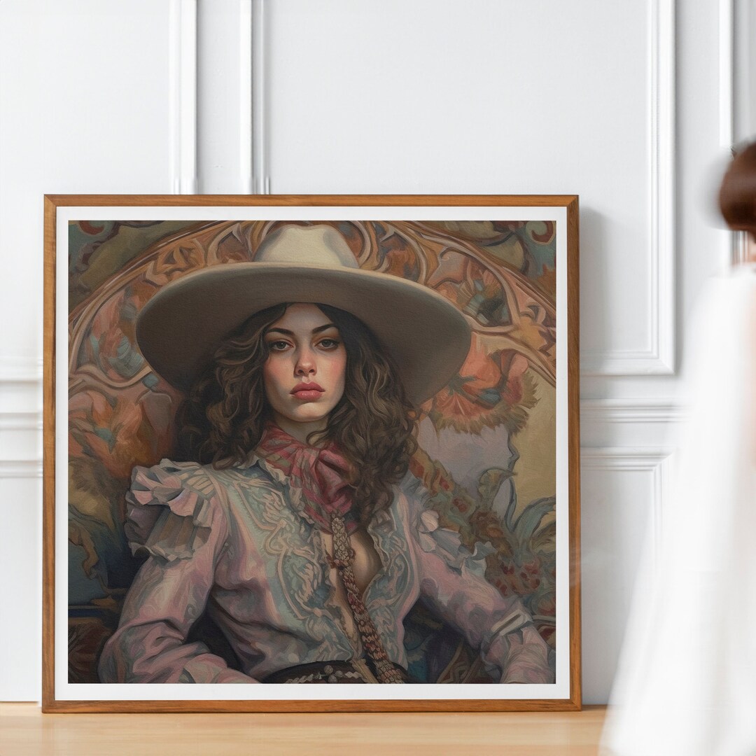 Alex Lesbian Cowgirl Queerart Print Vintage WLW Femme Greek Sapphic Art - Etsy