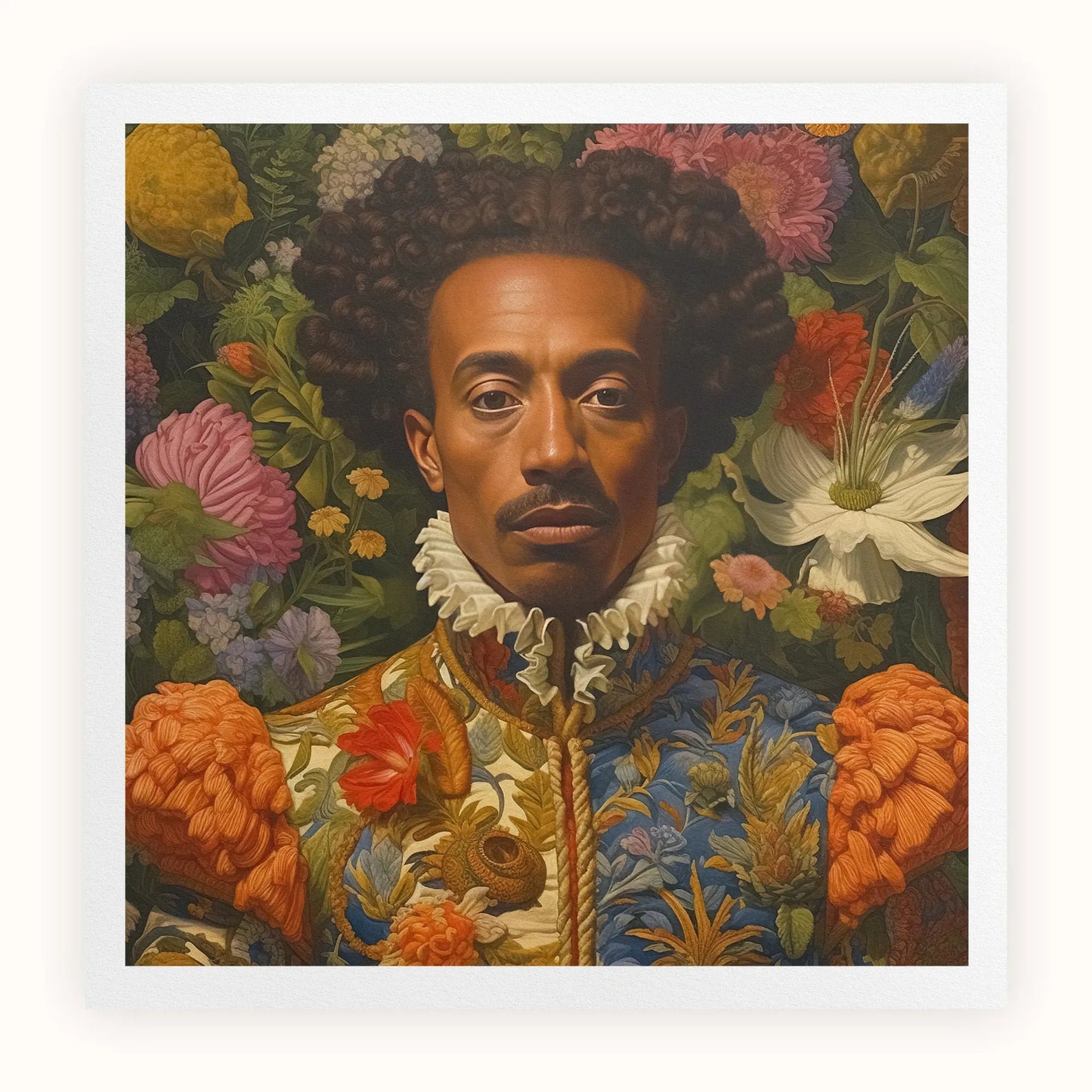 Gay African American Prince Art Print – Baroque LGBTQ+ Royalty Decor - Etsy
