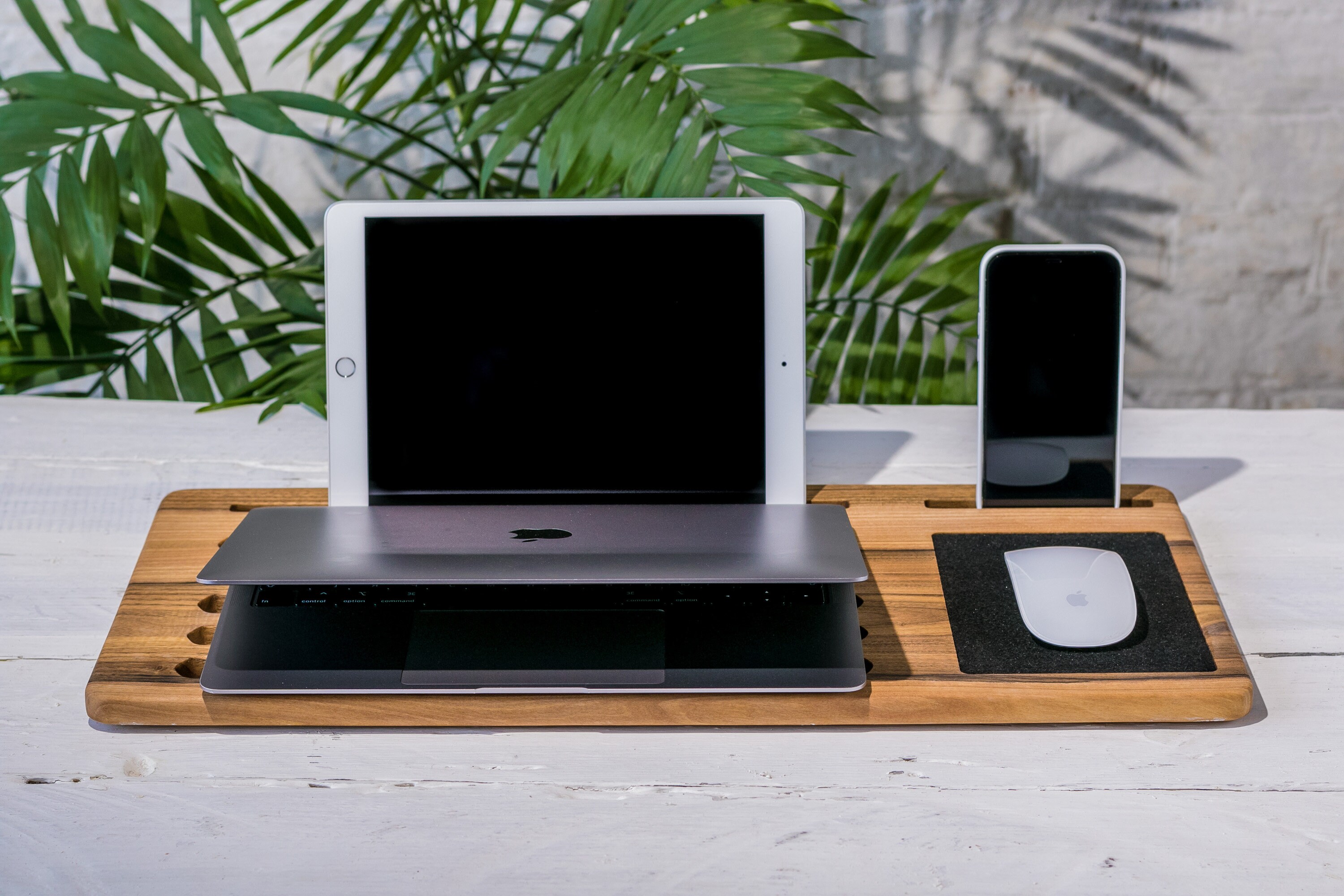 Wooden Desk Laptop Desk Laptop Organizer Personalized Gift - Etsy