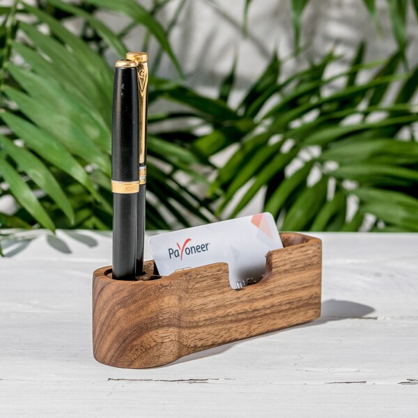 Wooden Pen Holders for Desk - Etsy