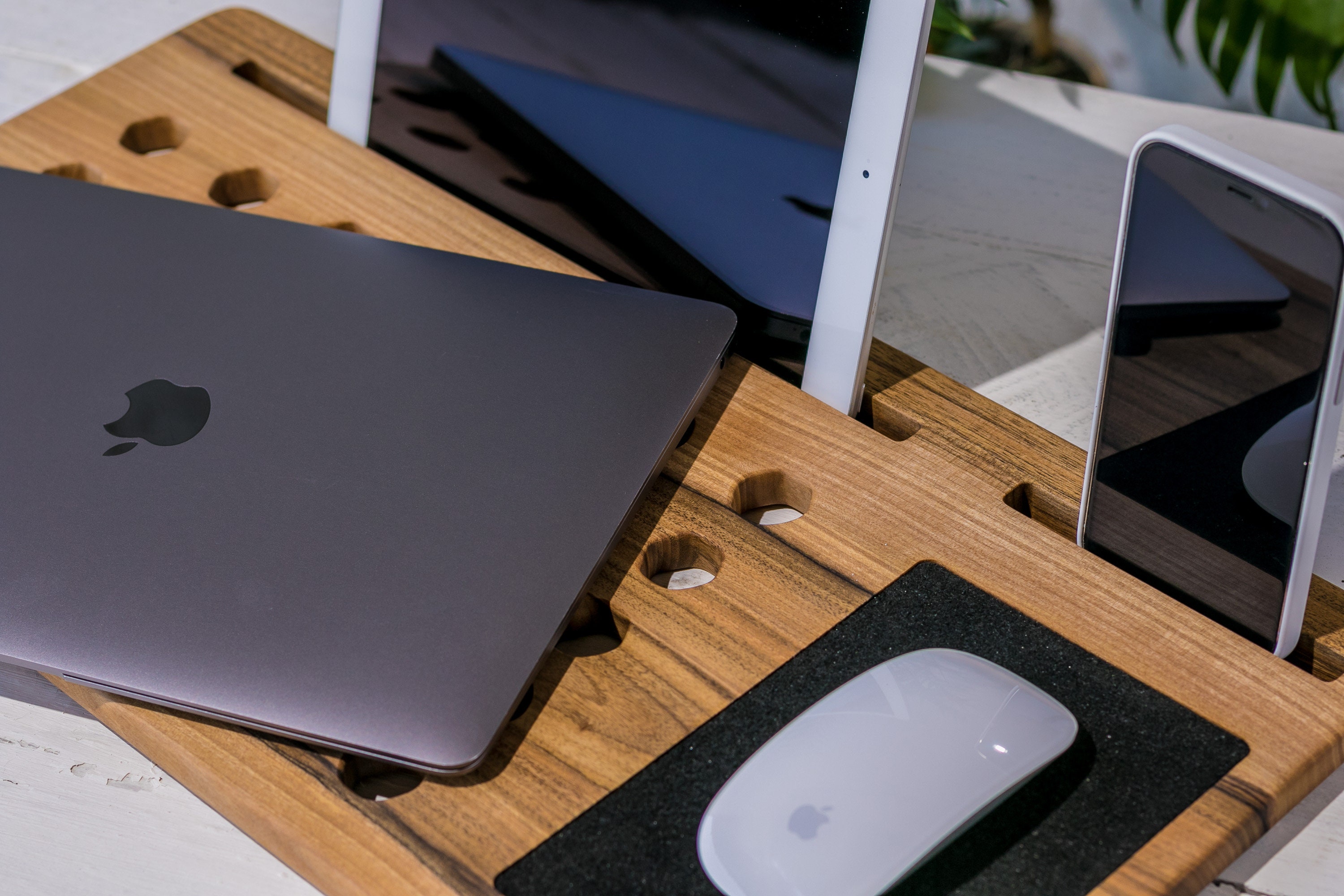 Portable Desk Laptop Lap Desk Large Desk Pad Tablet Stand Wood - Etsy