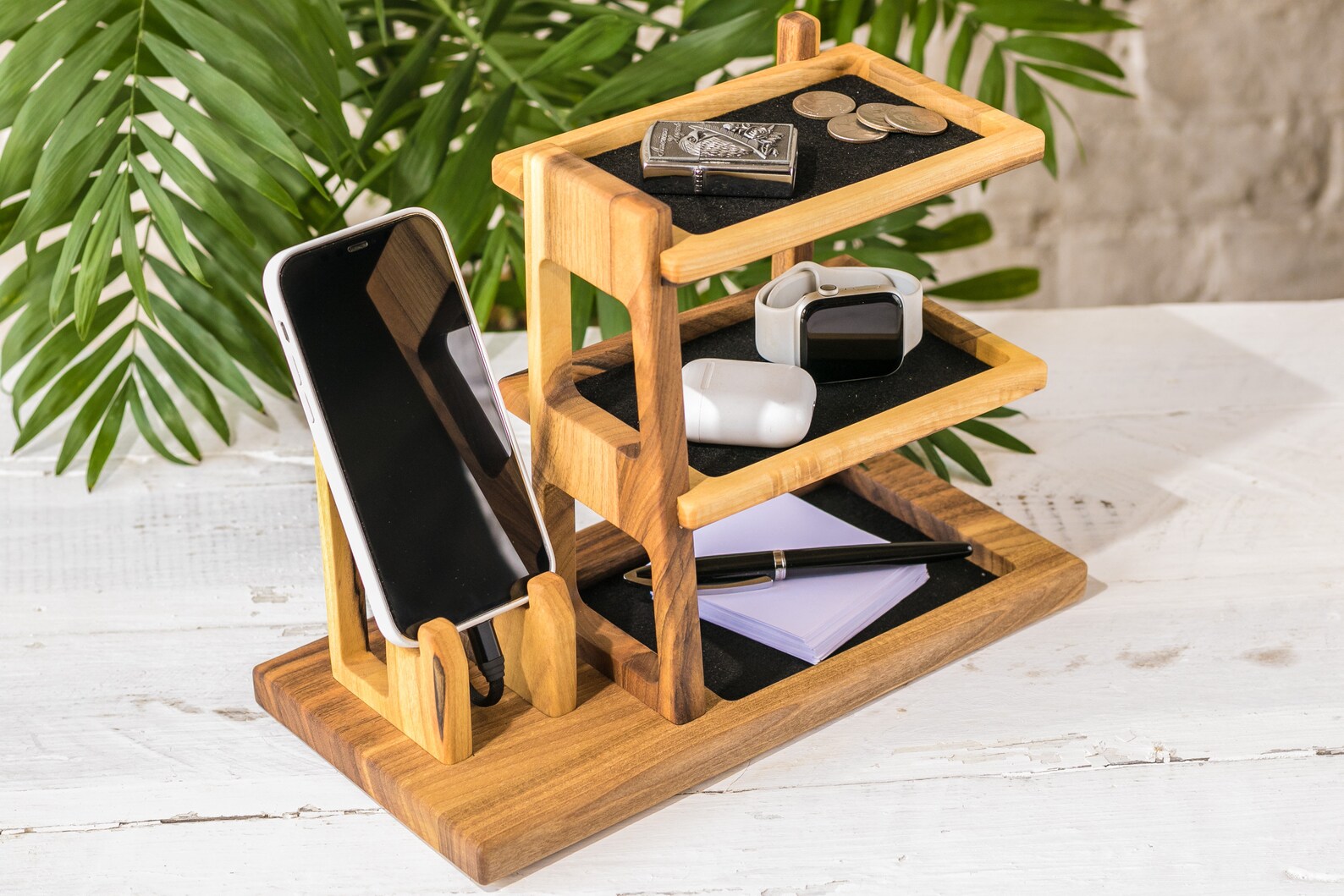 Desktop Organizer Watch Holder Tablet Stand Smartphone Stand | Etsy
