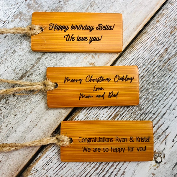 Engraved Bamboo - Etsy