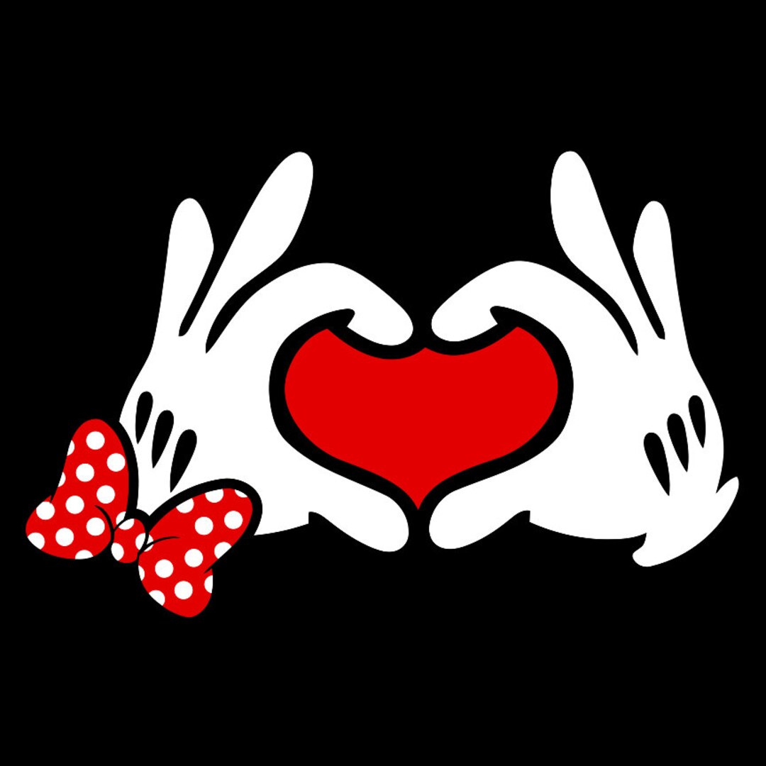 Minnie Mouse Valentines Heart - Etsy